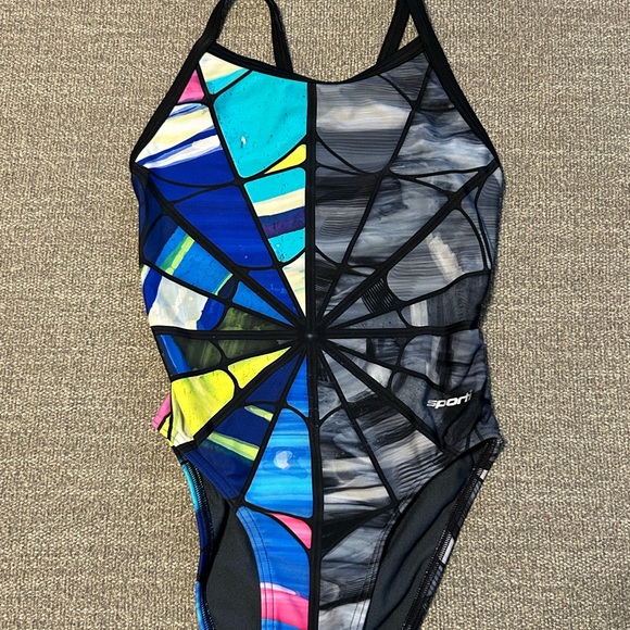 Speedo | Swim | Sporti Thin Strap Swim Suit From Wednesday Series ...
